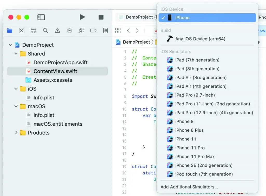 Using Xcode In Swiftui Mode Answertopia