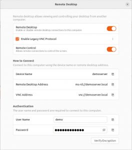 Ubuntu 22.04 Remote Desktop Access with Vino – Answertopia