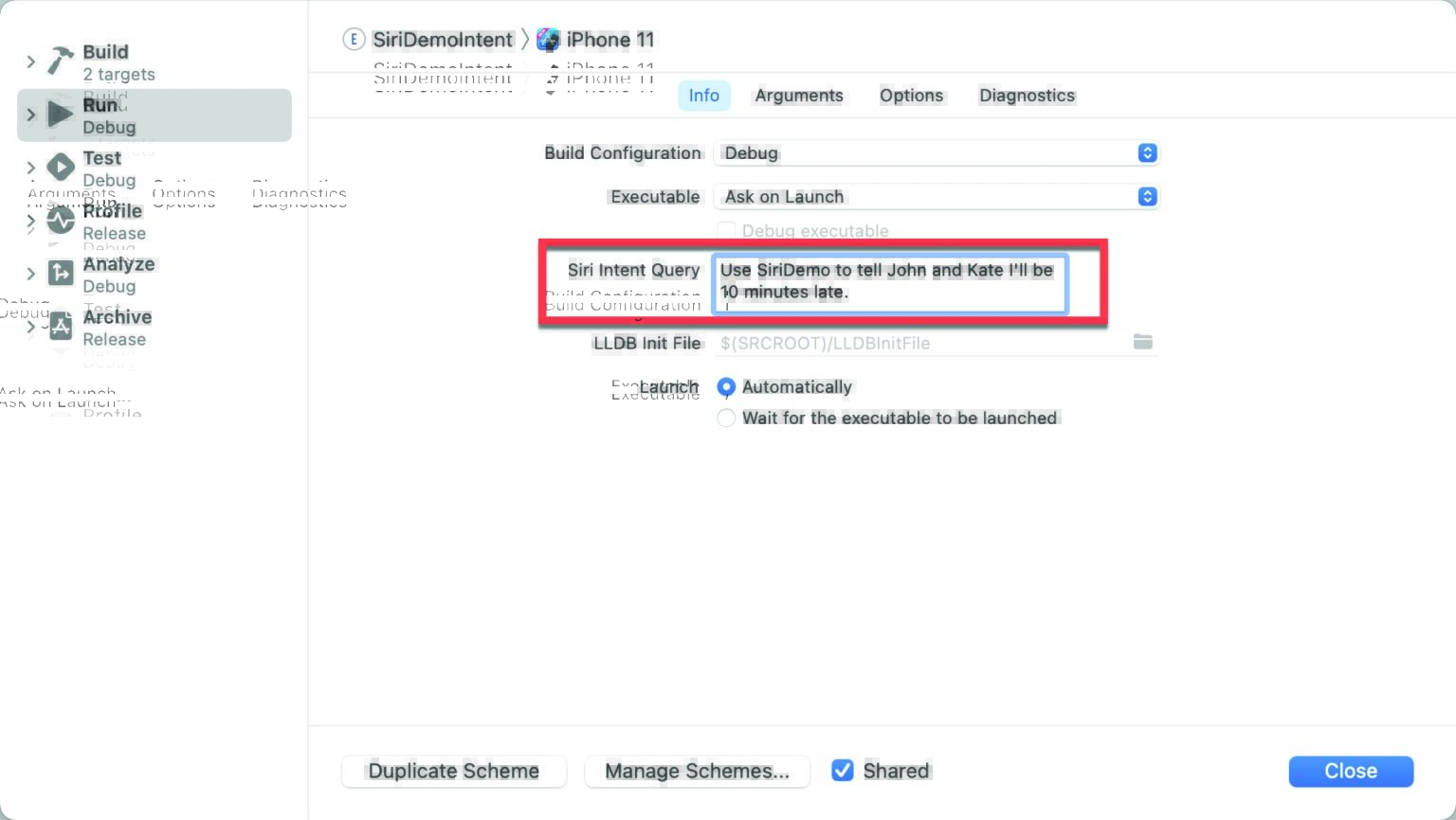 A SwiftUI SiriKit Tutorial – Answertopia
