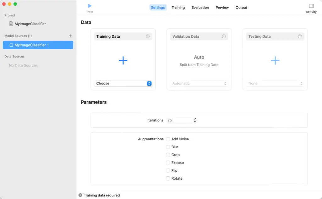 Using Create ML to Build an Image Classification Model – Answertopia
