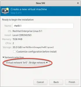 Creating a Rocky Linux 9 KVM Networked Bridge Interface – Answertopia