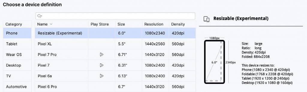 Using and Configuring the Android Studio AVD Emulator – Answertopia