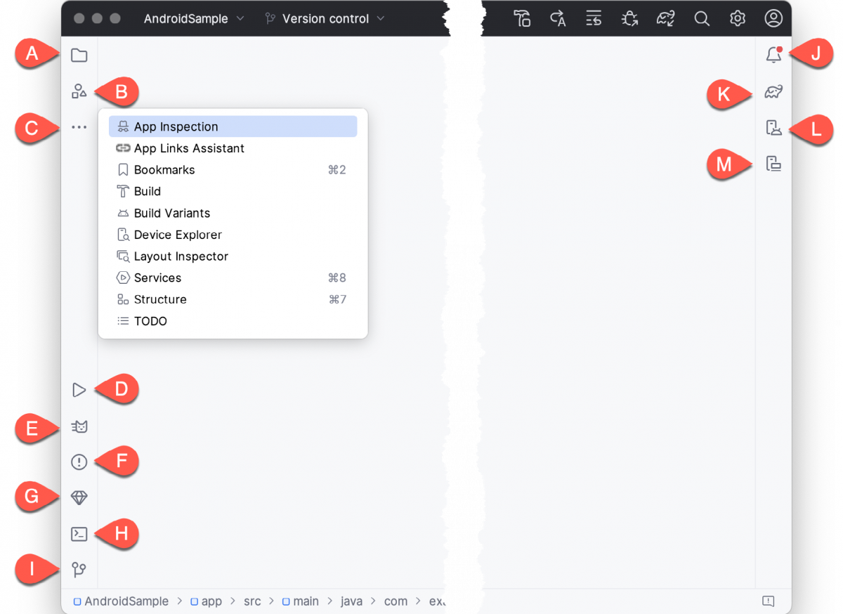 A Tour of the Android Studio User Interface – Answertopia