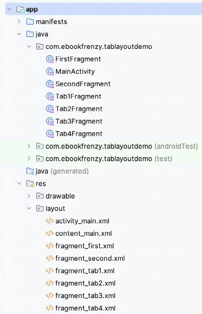 An Android Studio TabLayout Tutorial – Answertopia