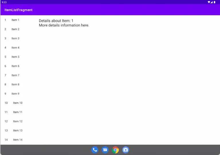 An Android Studio Primary/Detail Flow Tutorial – Answertopia